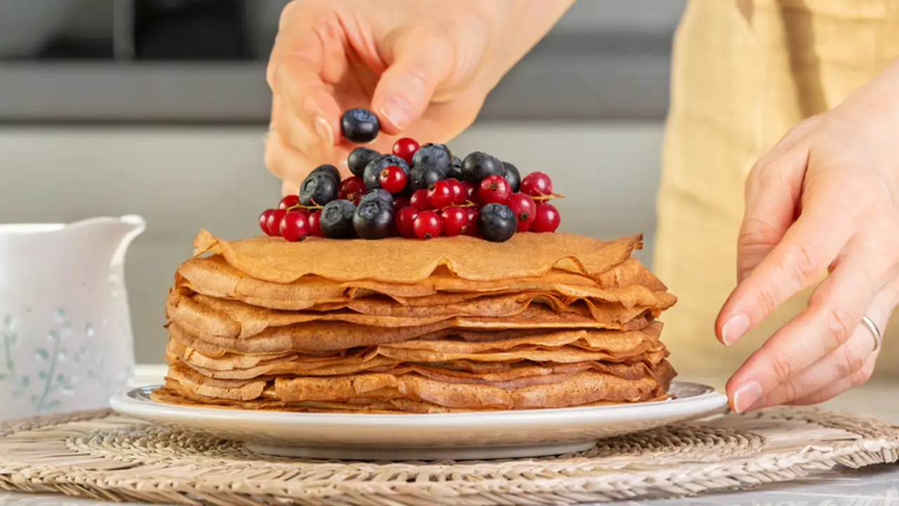 Receta de crepes sin gluten con solo 2 ingredientes: fácil y deliciosa